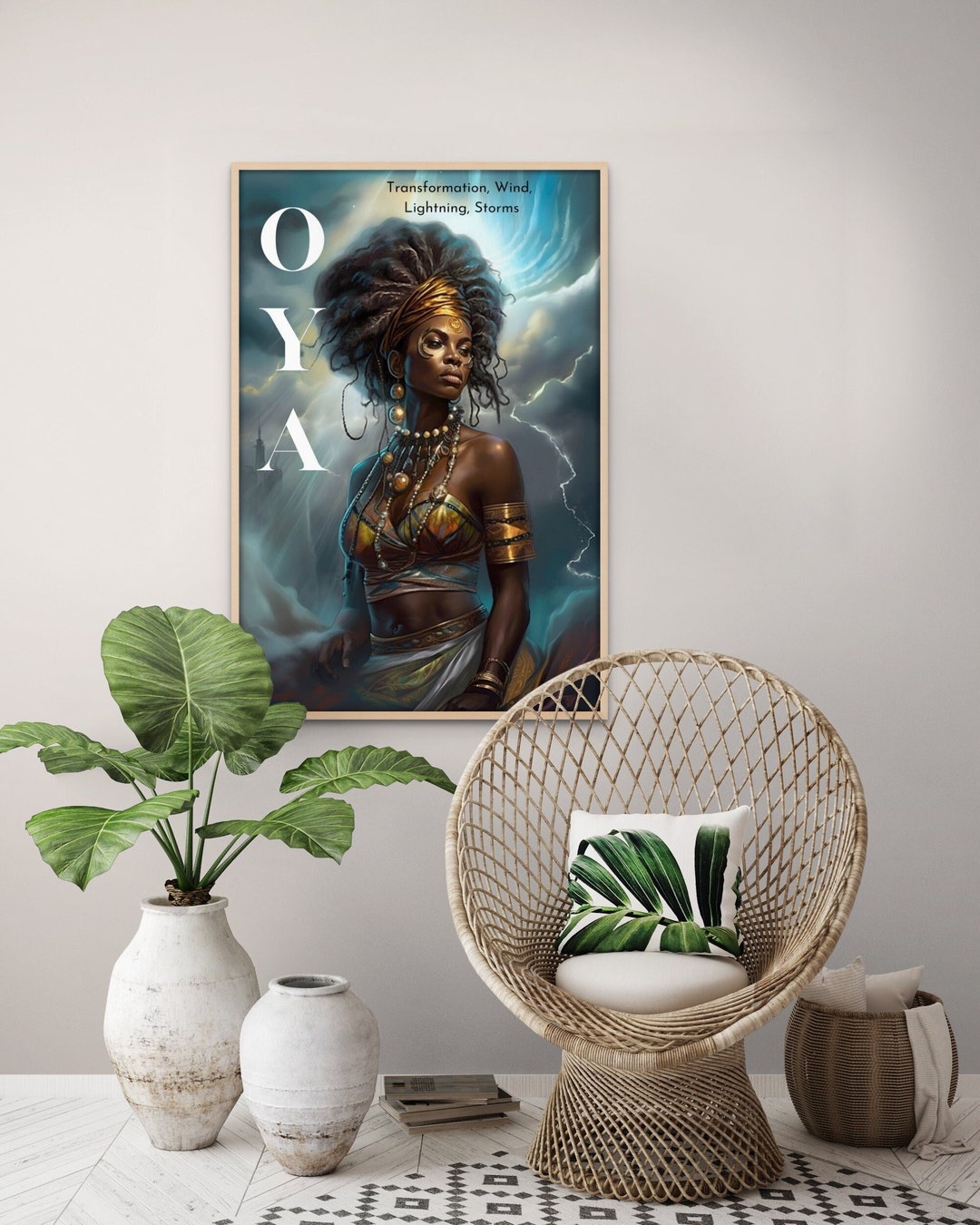 Goddess Oya (afro-futurist V. 2) Orisha, Warrior, Transformation ...