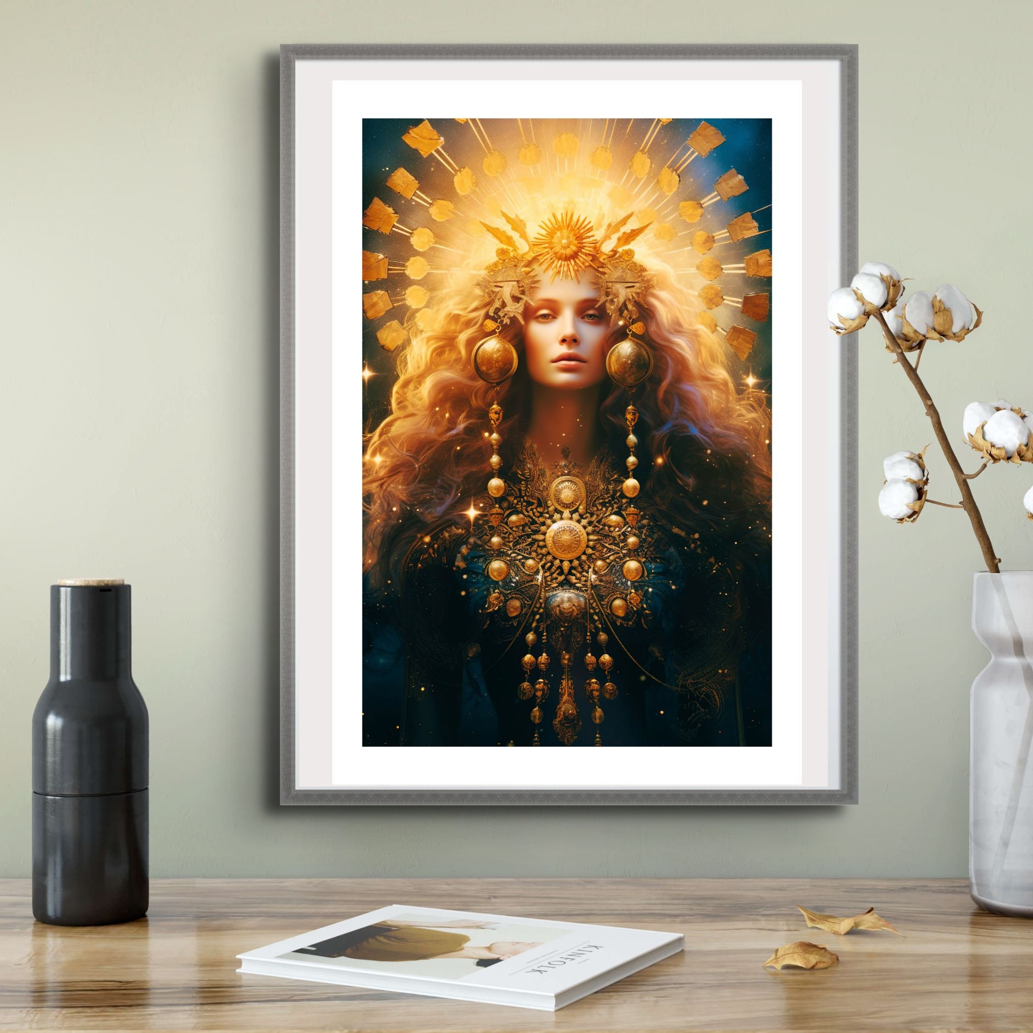 Goddess Art Print, Divine Feminine Art, Sacred Feminine Wall Art ...