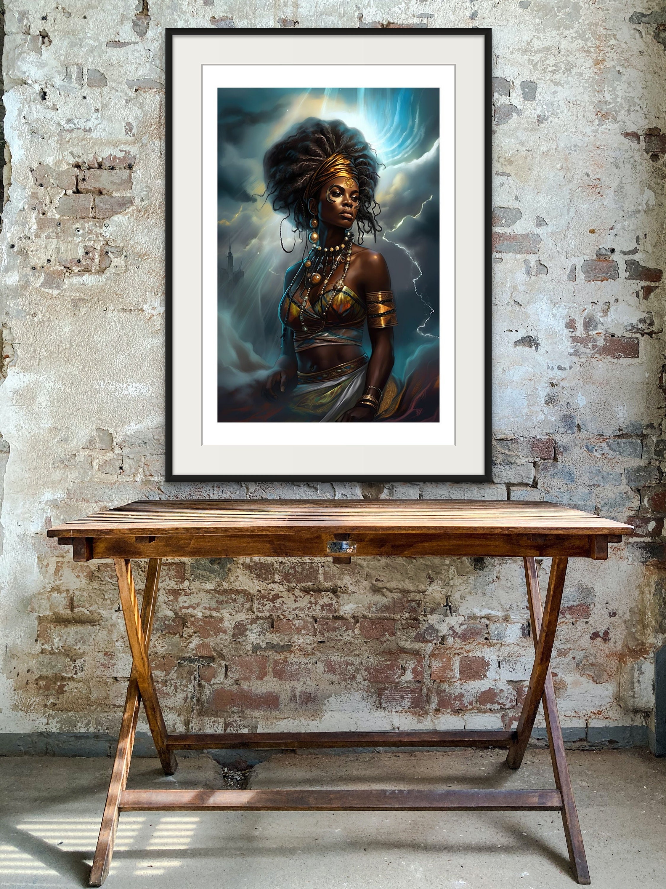 Orisha Oya afro-futurist V. 2 African Orisha Oya - Etsy