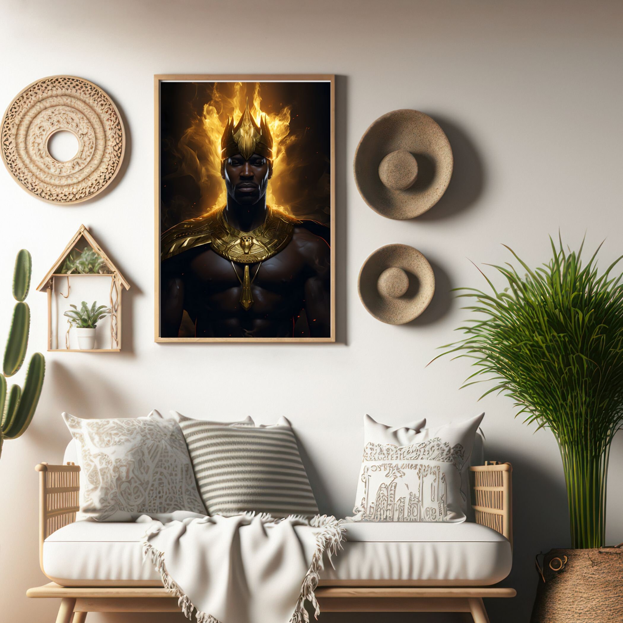 Shango Orisha of Thunder, African God of Fire, Virility, War, African ...