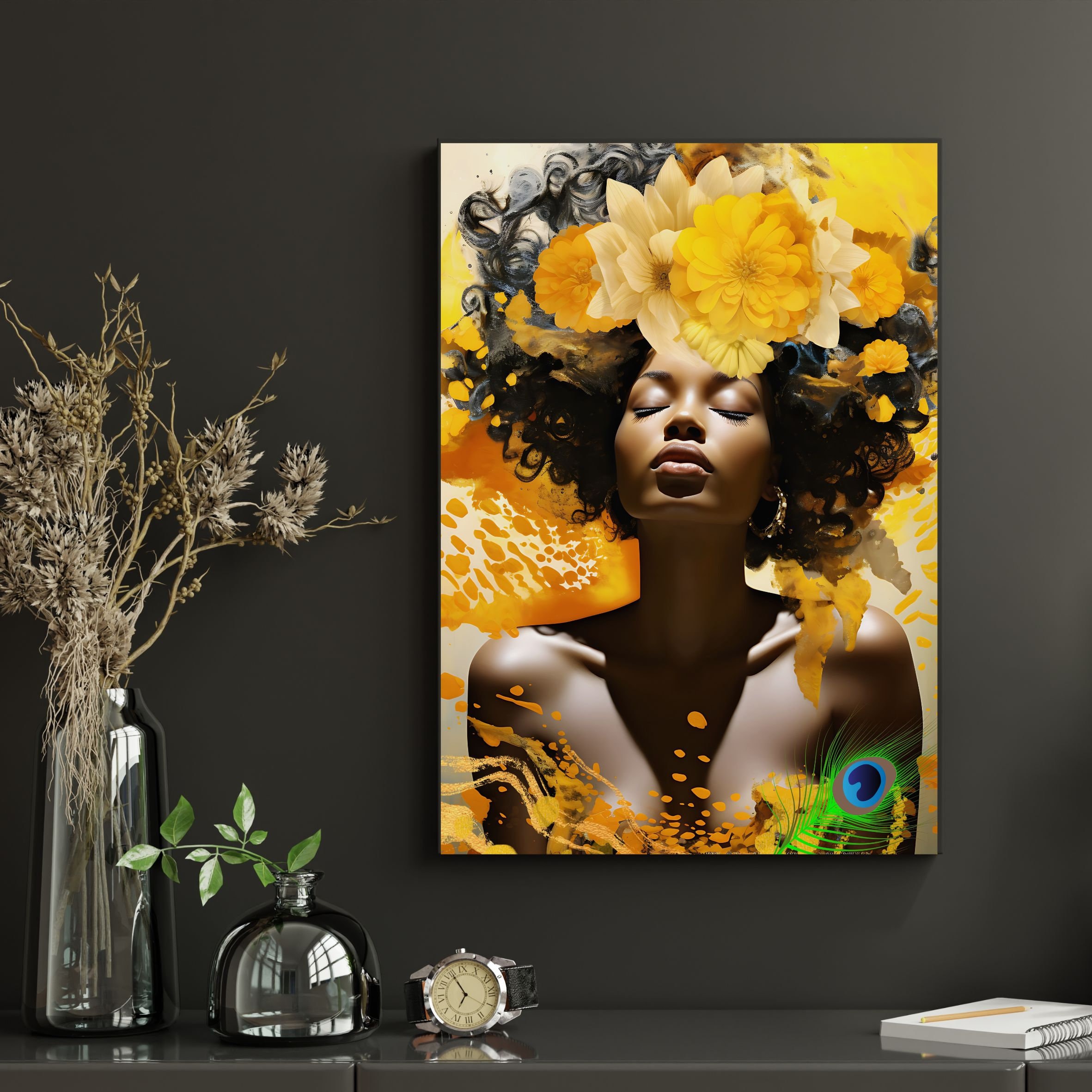 Orisha Oshun African Orisha Art Oshun Sensual Goddess Of Love