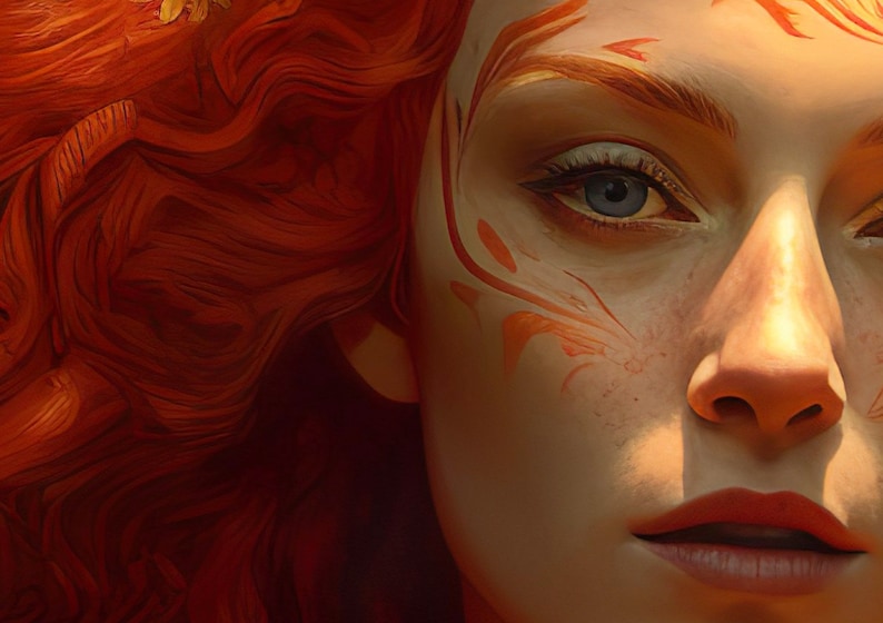 Irish Goddess Bridgid Print Goddess Art, Celtic Goddess, Bridget, Brig ...