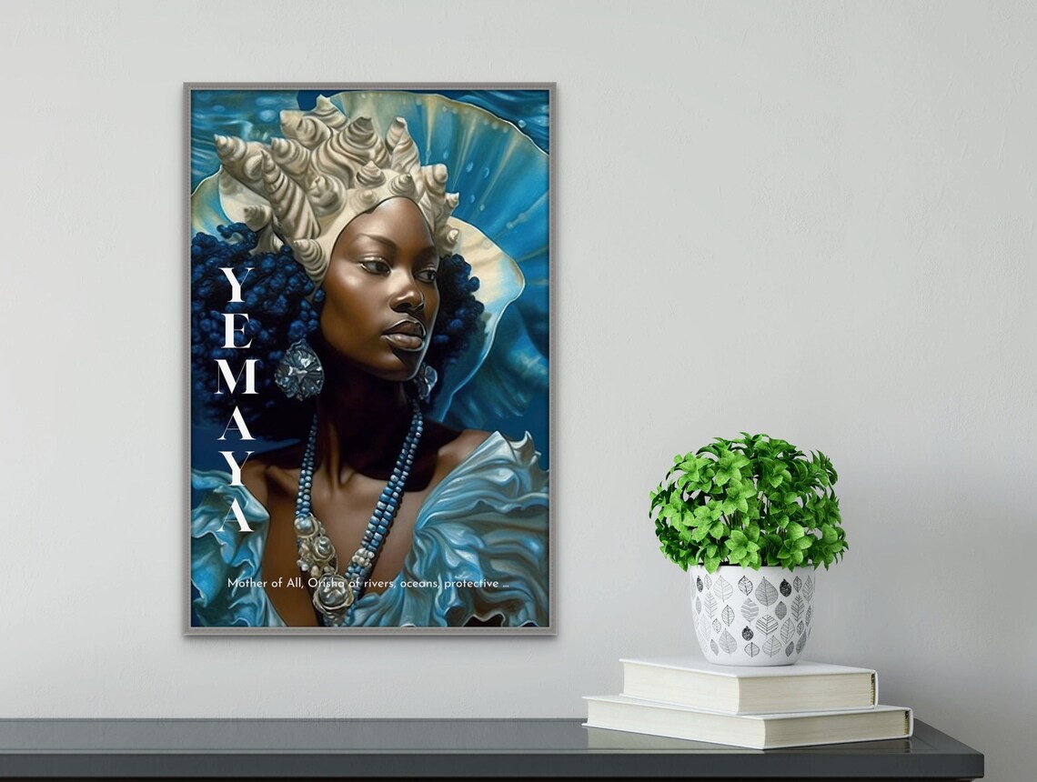 Goddess Yemaya Orisha Yemoja Ocean Goddess African Orisha - Etsy