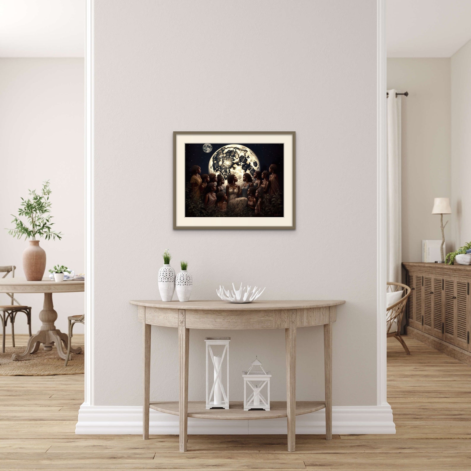 Black Ancestor Art Print: African Women, Spiritual Lineage (digital ...