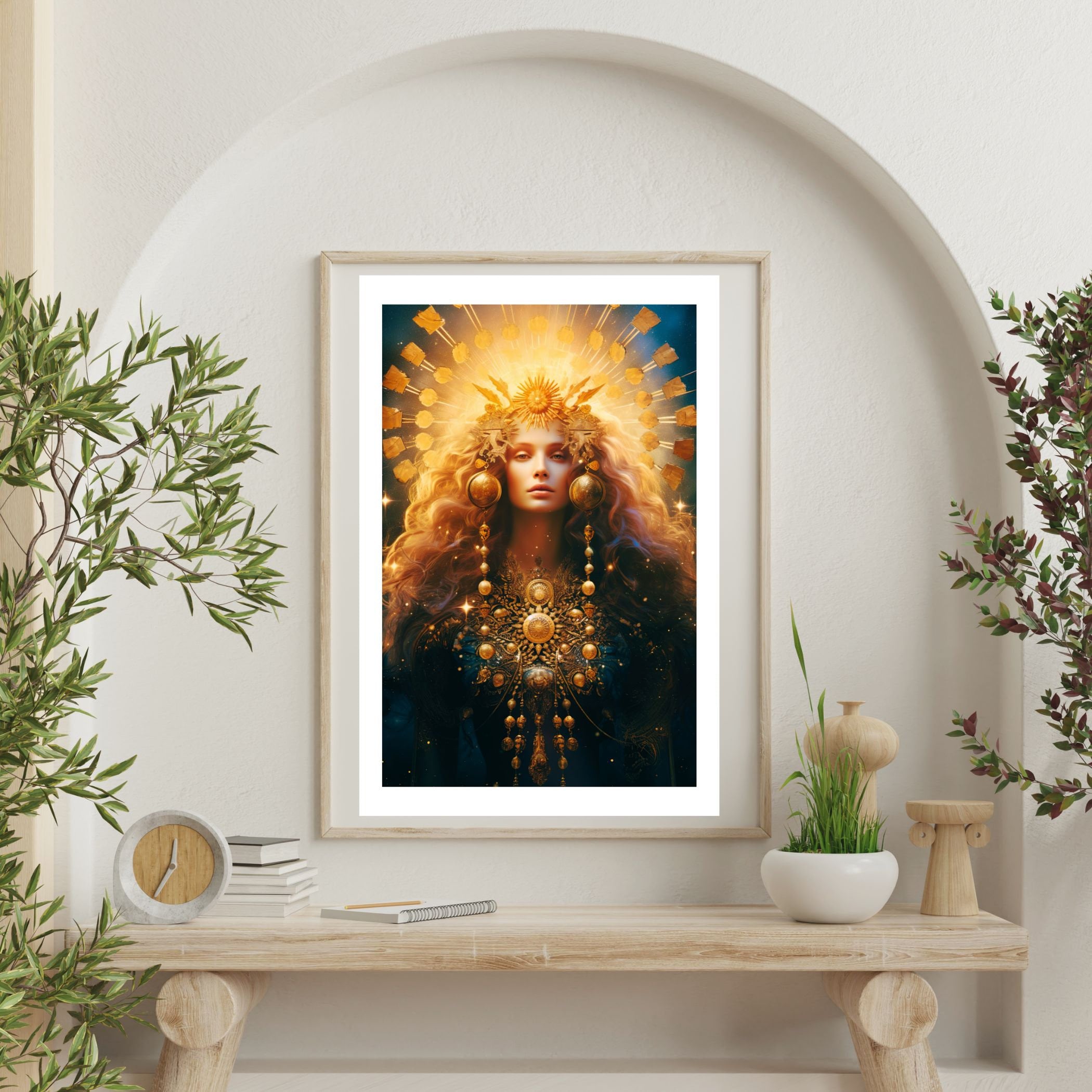 Goddess Art Print, Divine Feminine Art, Sacred Feminine Wall Art ...