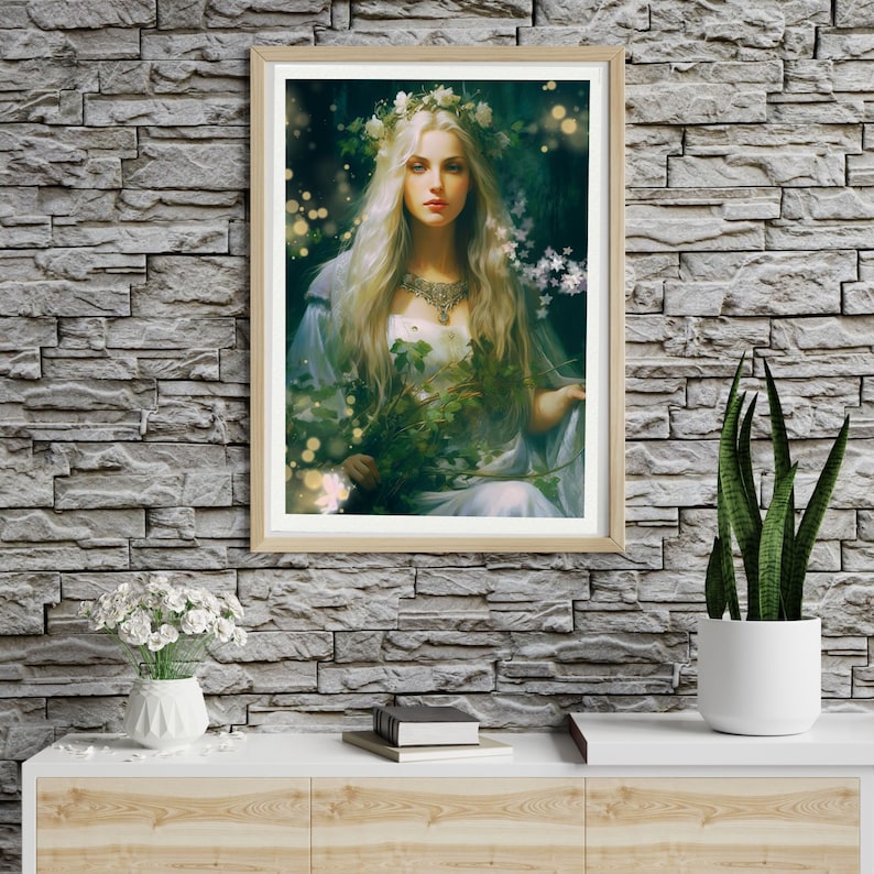 Goddess Oonagh Art Print: Irish Fairy Queen, Celtic Mythology ...
