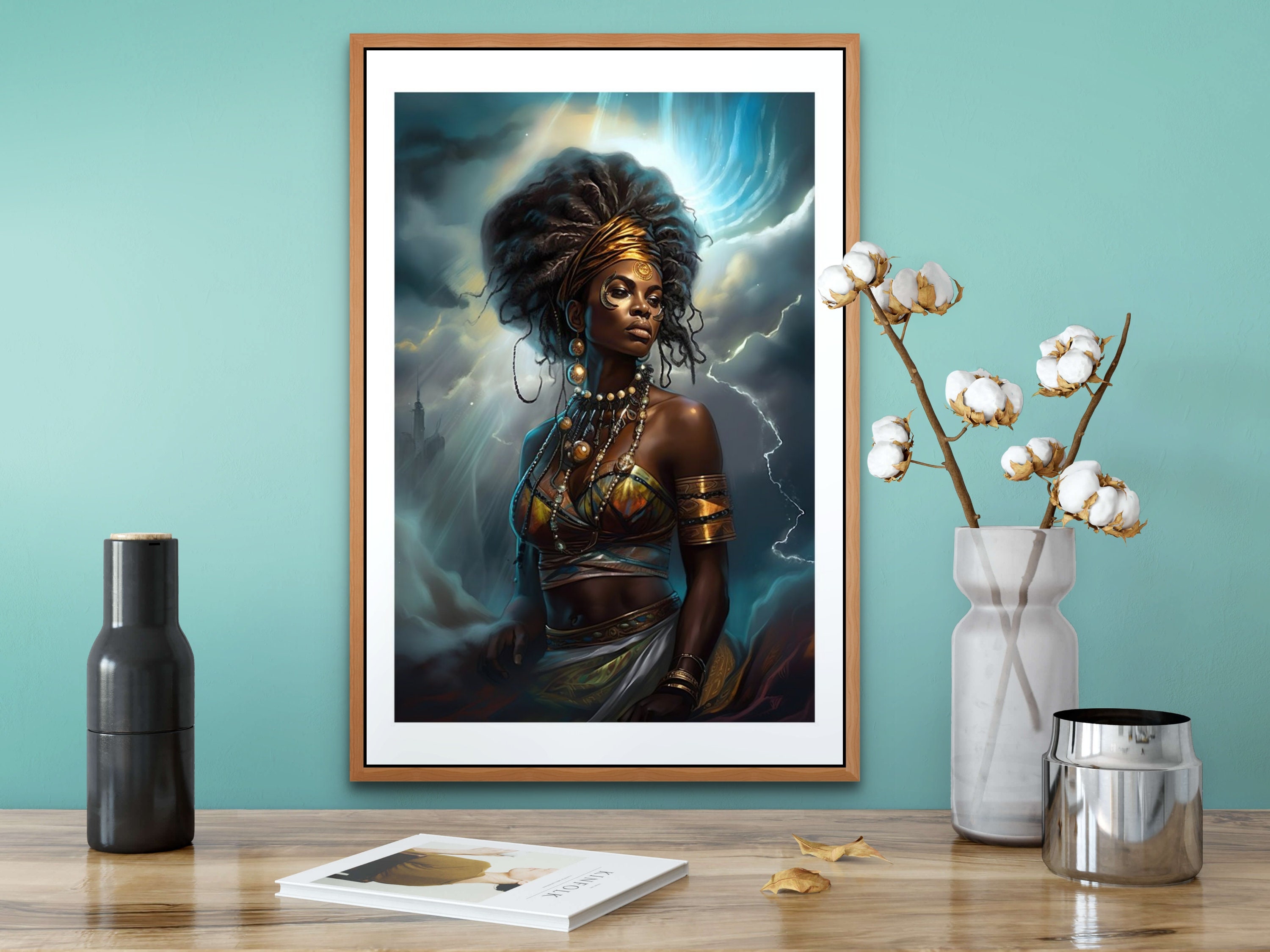 Orisha Oya afro-futurist V. 2 African Orisha Oya - Etsy