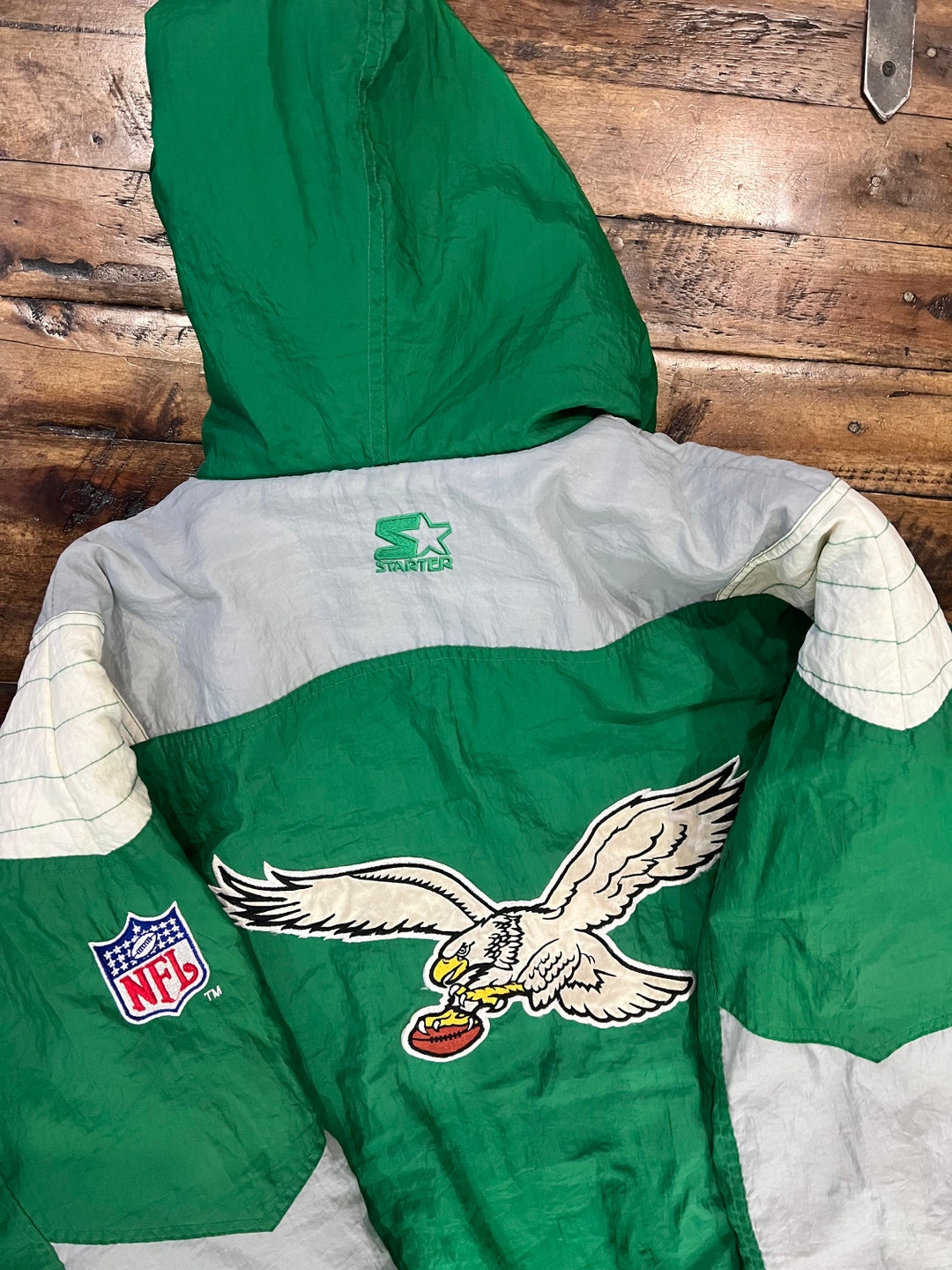 Vintage 90s Philadelphia Eagles Starter Pullover Jacket - Etsy