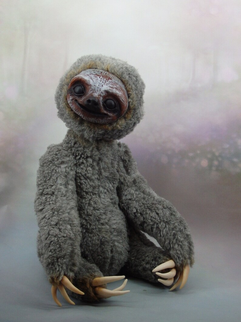 Teddy Sloth Soft Toy Sloth Doll Sloth . the Slothful Handmade - Etsy