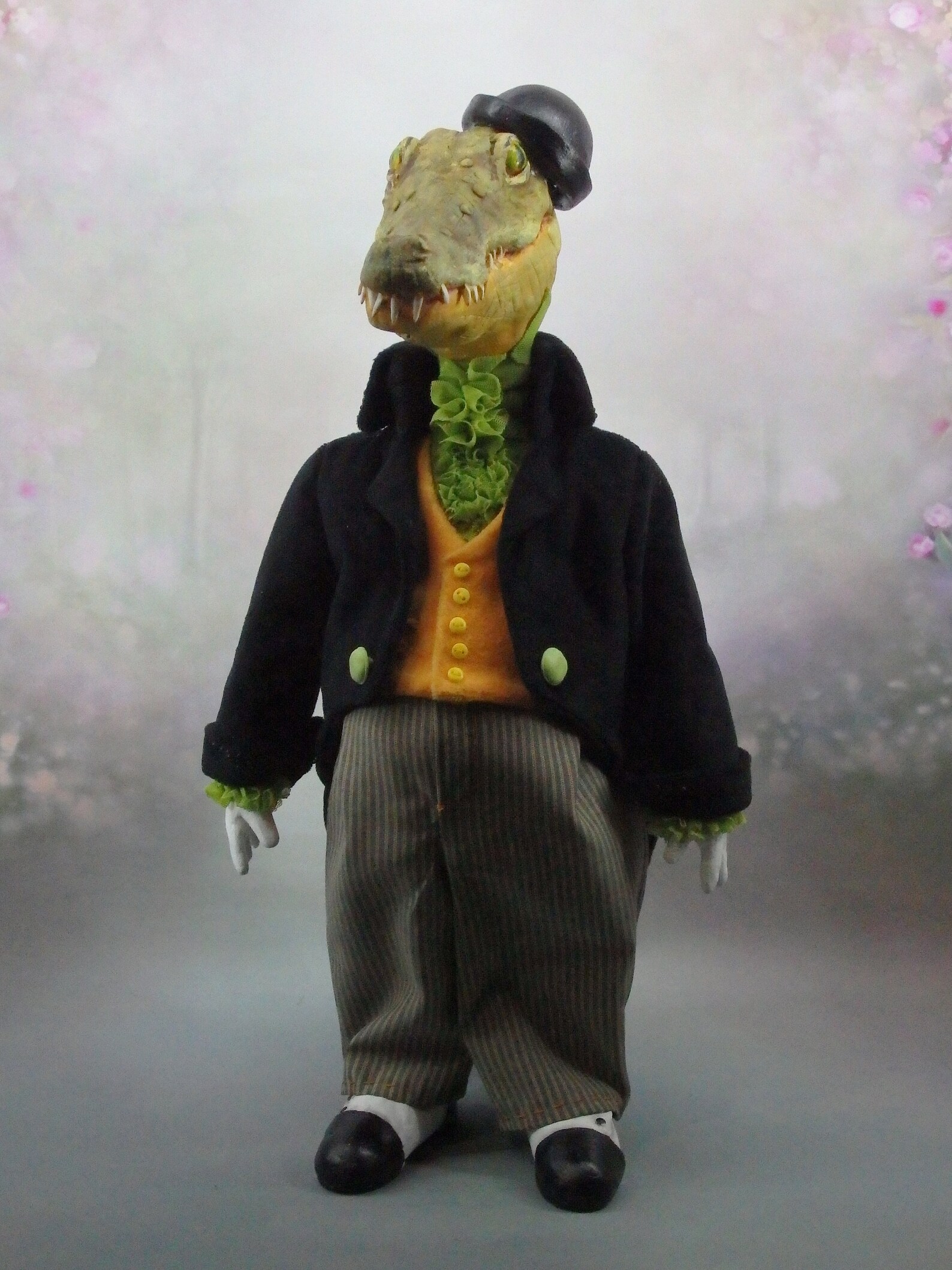 Handmade Crocodile Doll Alligator Sculpture Fantasy Animal a - Etsy