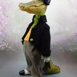 Handmade Crocodile Doll Alligator Sculpture Fantasy Animal a - Etsy