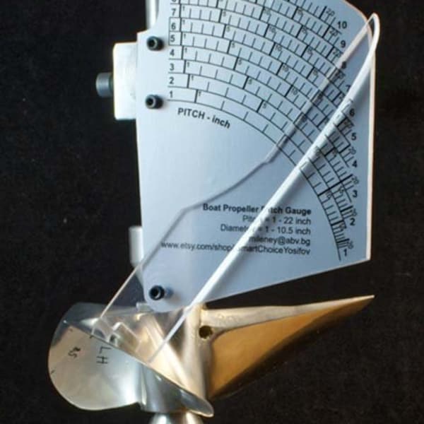 Boat Prop Pitch Gauge up to 10 1/4 In, Prop Radius Measurement From 1 ...