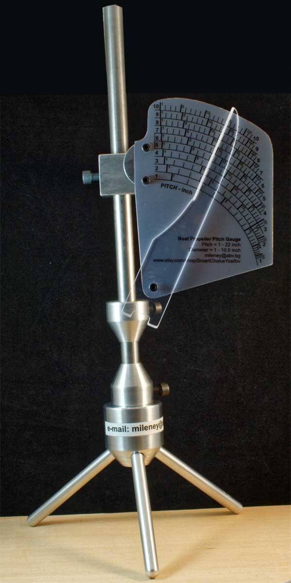 Boat Prop Pitch Gauge up to 10 1/4 in , Marine Propeller Pitch Gauge ...