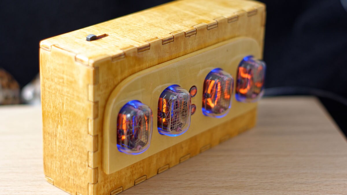 4K Desktop Backgrounds, Nixie Clock, 4K Wallpaper Desktop, Set of Nixie ...