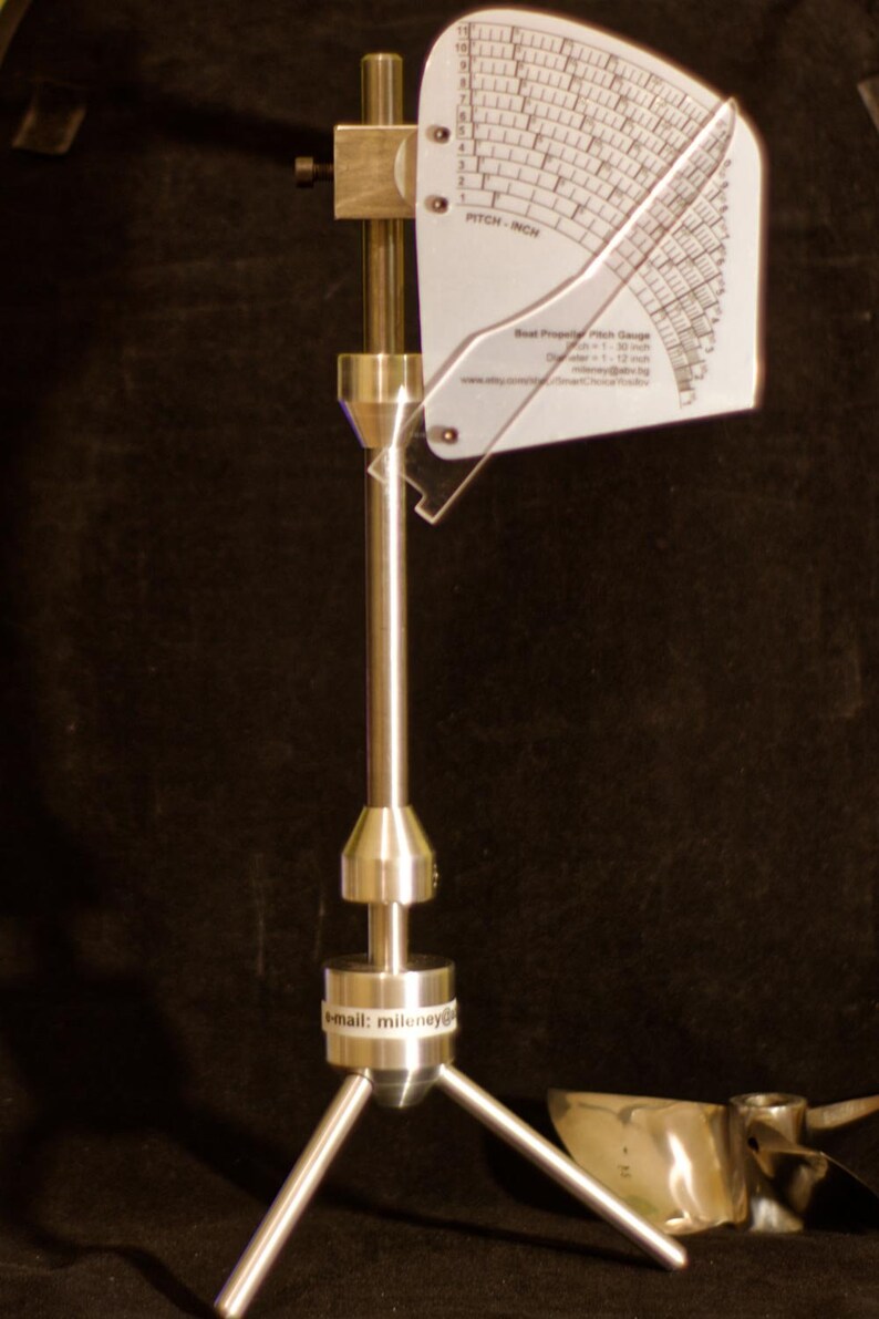 Boat Prop Pitch Gauge up to 12in or 13in Diameter and 30in Pitch ...