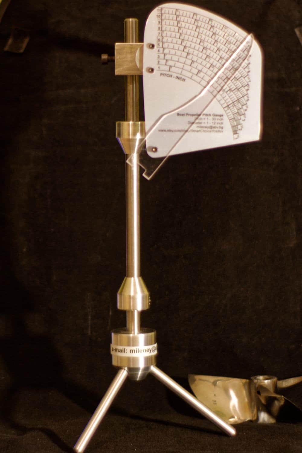 Boat Prop Pitch Gauge up to 12in or 13in Diameter and 30in Pitch ...