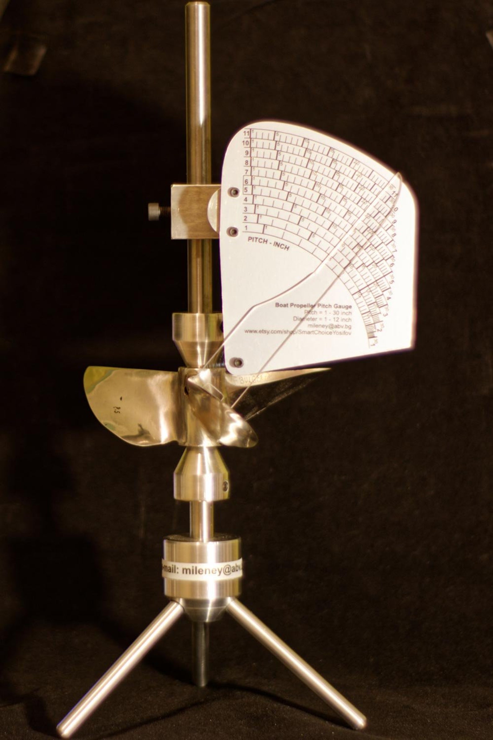 Boat Prop Pitch Gauge up to 12in or 13in Diameter and 30in Pitch ...