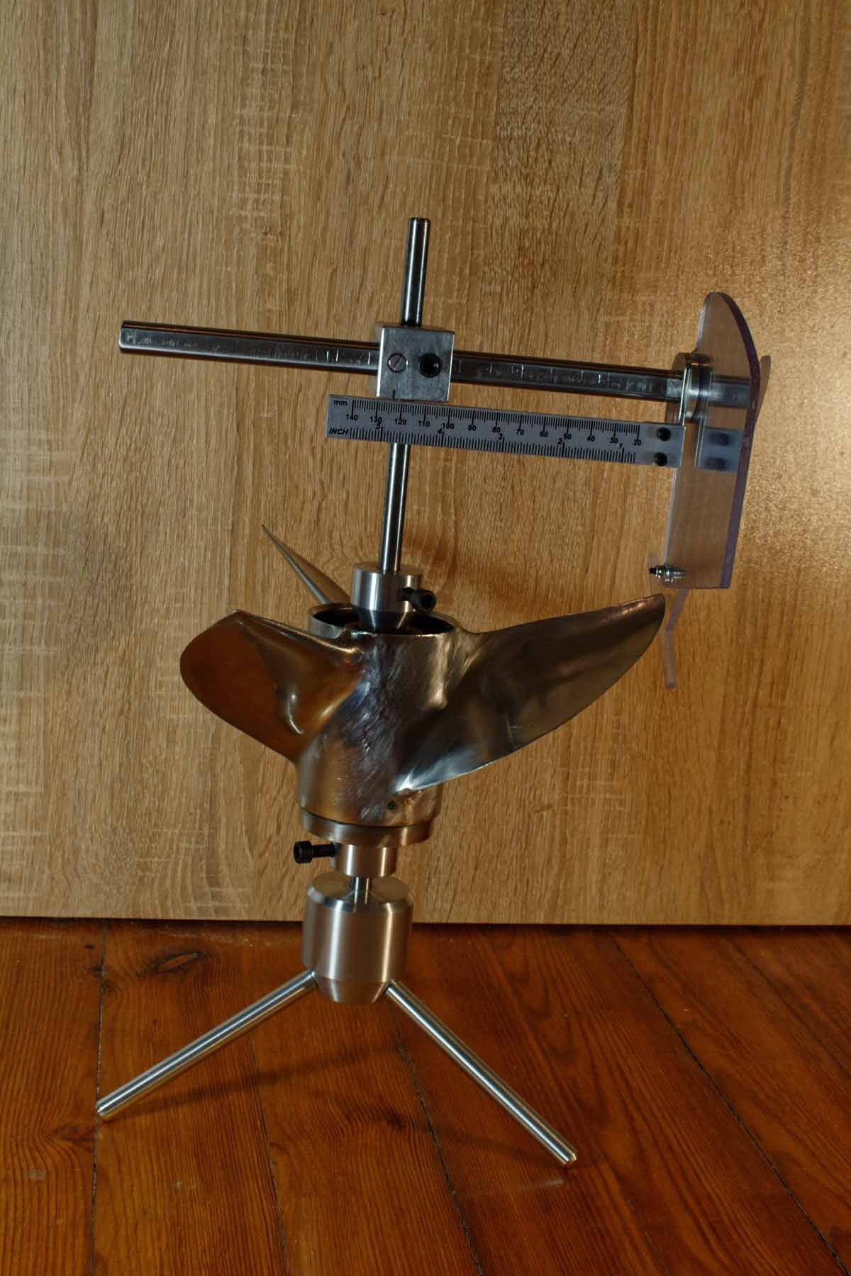 Boat Prop Pitch Gauge up to 10 1/4 In, Prop Radius Measurement From 1 ...