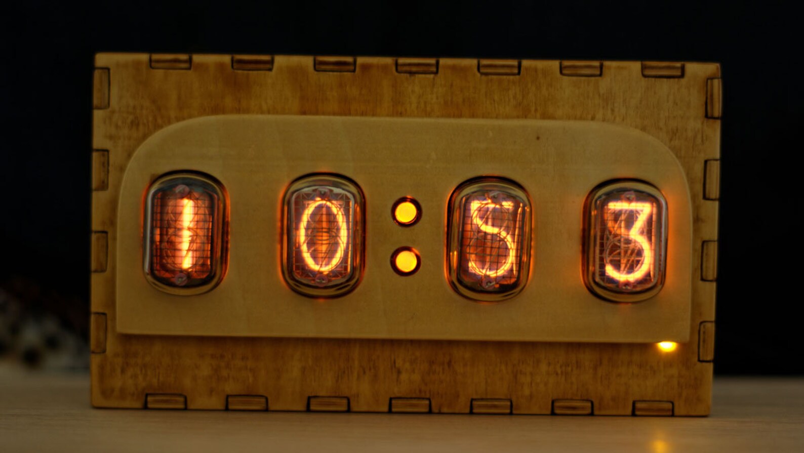 4K Desktop Backgrounds, Nixie Clock, 4K Wallpaper Desktop, Set of Nixie ...