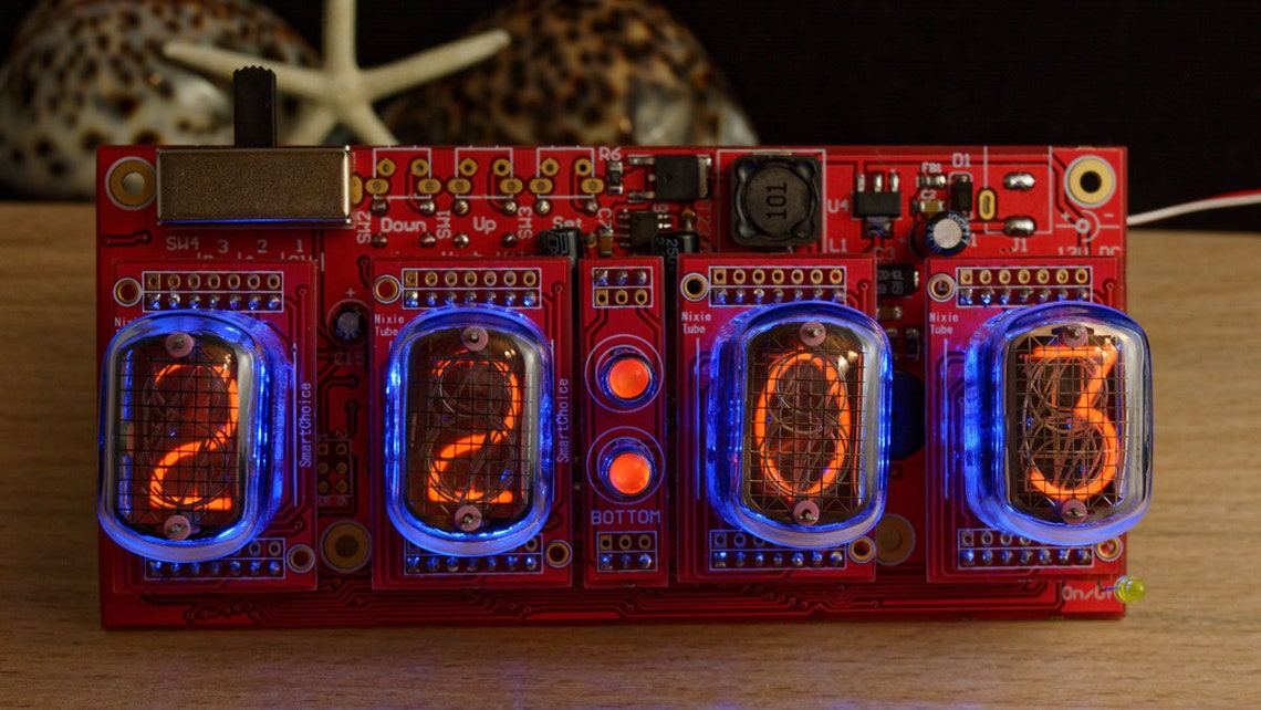 4K Desktop Backgrounds, Nixie Clock, 4K Wallpaper Desktop, Set of Nixie ...