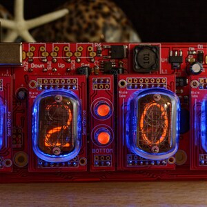 4K Desktop Backgrounds, Nixie Clock, 4K Wallpaper Desktop, Set of Nixie ...