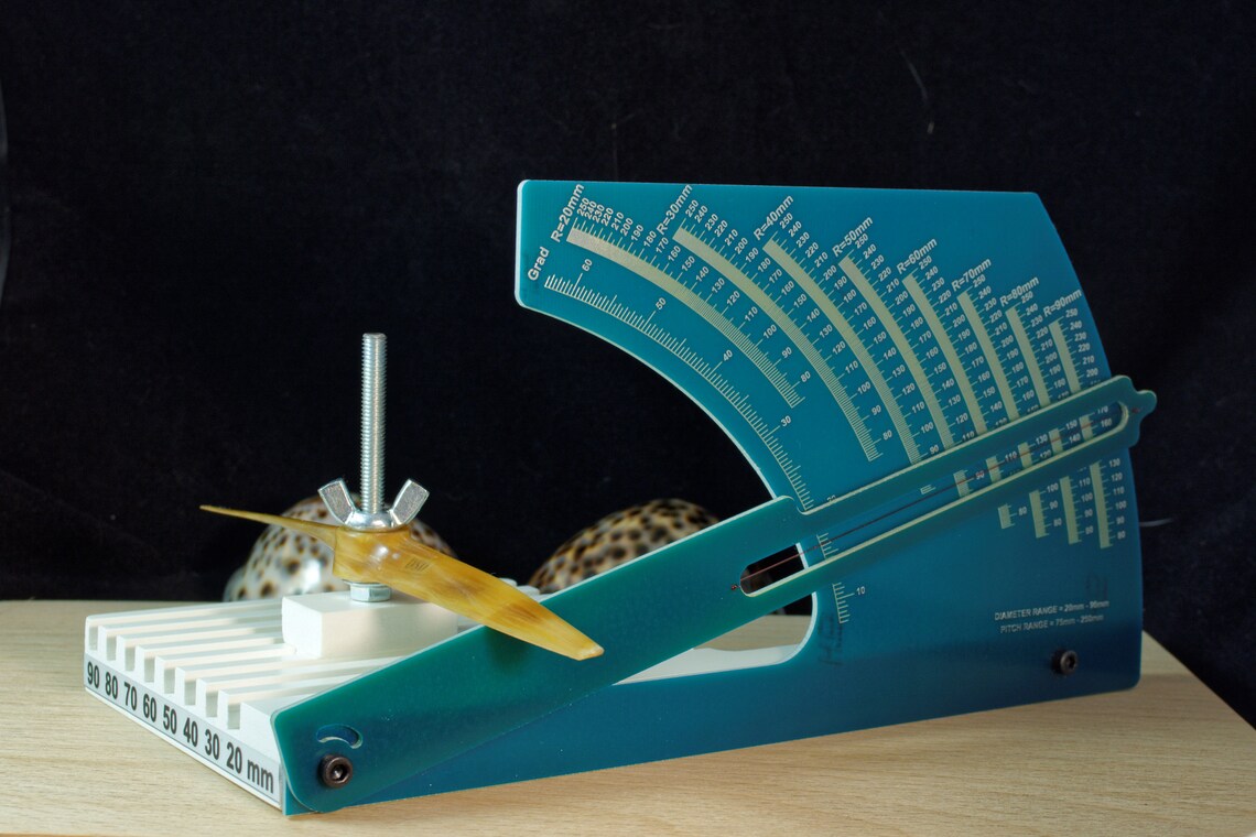 Prop Pitch Gauge up to 180mm, Propeller Pitch Gauge, Propeller ...