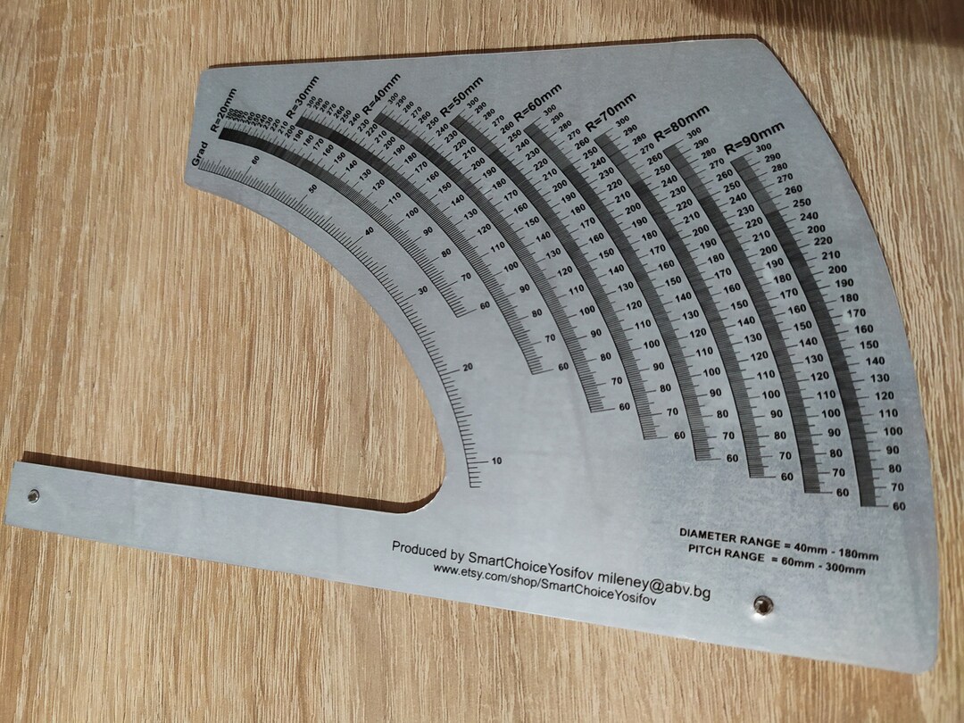 Scale for Prop Pitch Gauge With the Pitch Measurement From 60 to 300mm ...