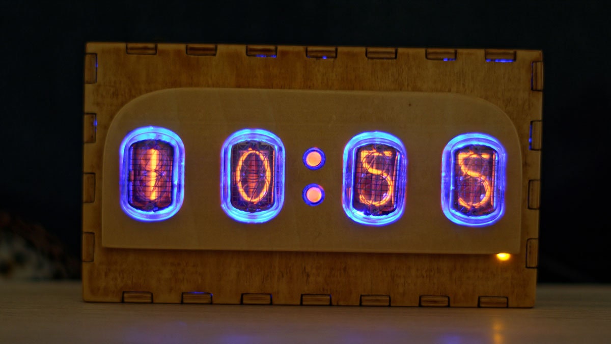 4K Desktop Backgrounds, Nixie Clock, 4K Wallpaper Desktop, Set of Nixie ...