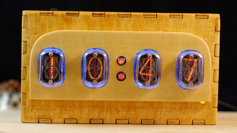 4K Desktop Backgrounds, Nixie Clock, 4K Wallpaper Desktop, Set of Nixie ...