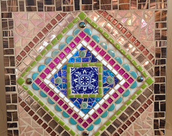 Mosaic Wall Hanging - Etsy