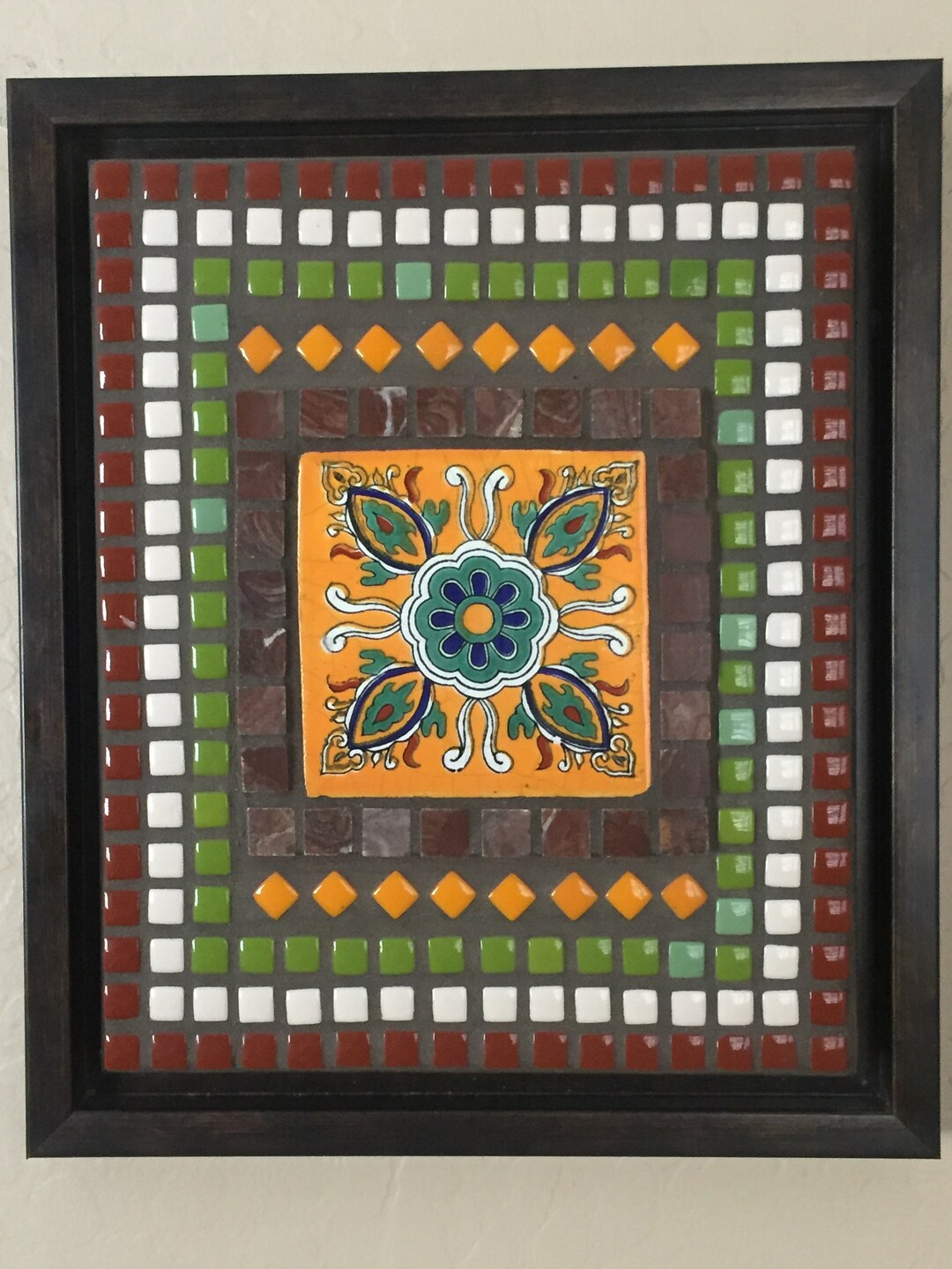 Mosaic Wall Hanging - Etsy