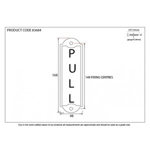 Pull Sign - Etsy