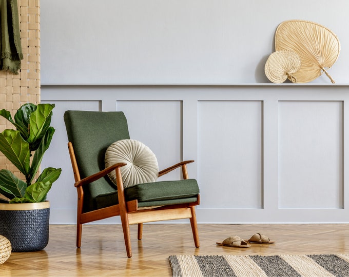 Moisture Resistant Mdf Shaker Style Wall Panelling Packs Each Covers 1 ...