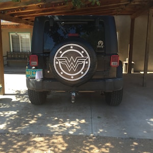 Wonder Woman Tire Cover - Etsy