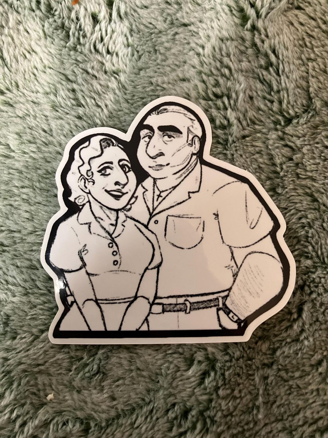Al Capone and Mae Sticker - Etsy