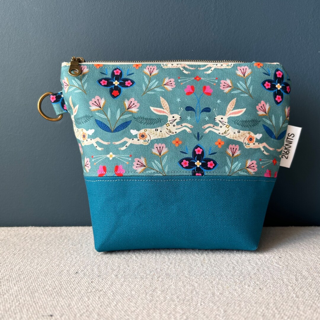 Made to Order Small Sock Knitting Bag, Notions Pouch, Catch-all for ...