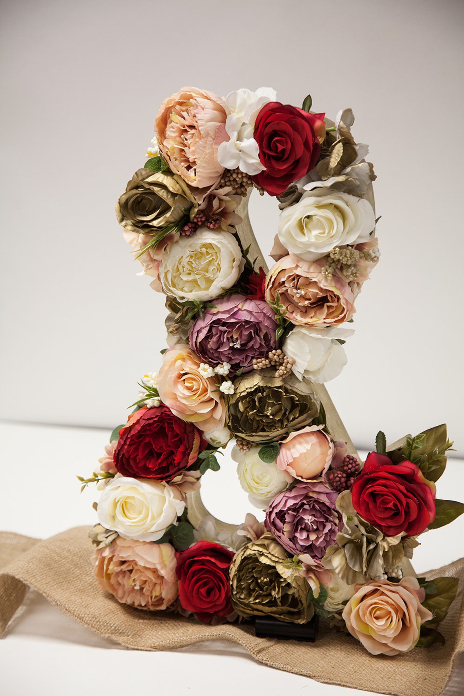 Large Floral Letter 50cm Nursery Decor Letter Baby Shower Gift | Etsy