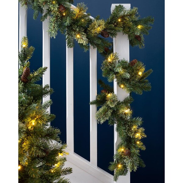Pre Lit Christmas Garland - Etsy