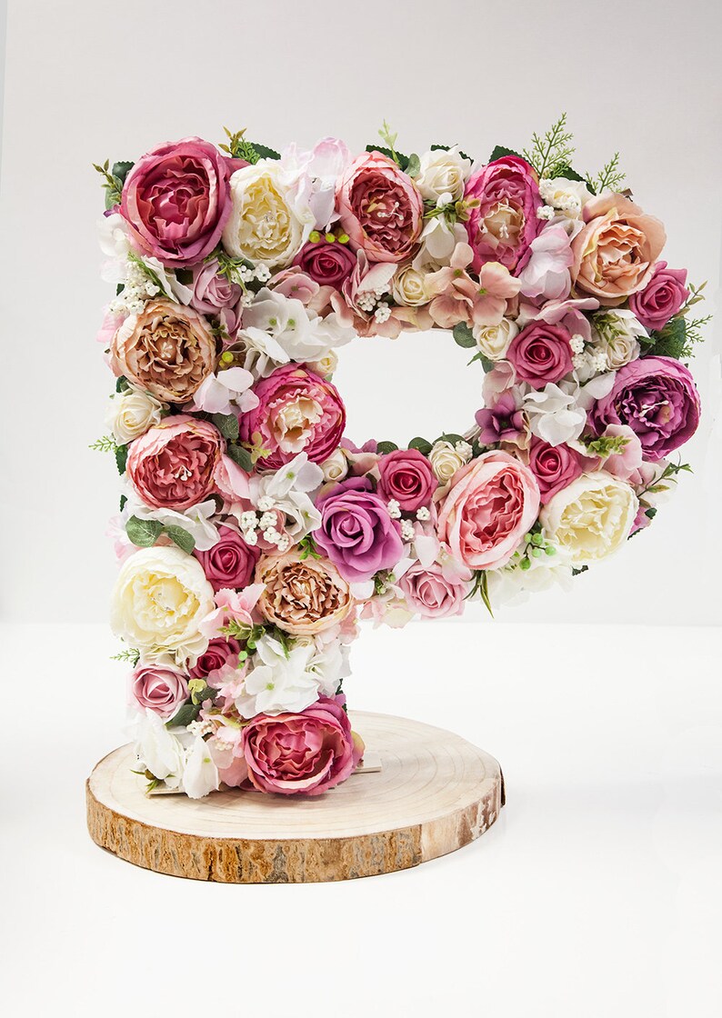 Large Floral Letter 50cm Nursery Decor Letter Baby Shower Gift | Etsy