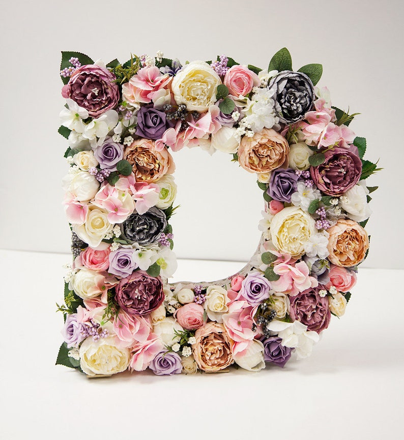 Large Floral Letter 50cm Nursery Decor Letter Baby Shower Gift | Etsy