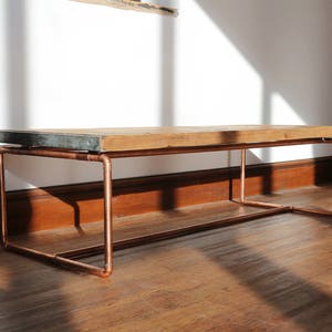 Copper Pipe Coffee Table - Etsy UK
