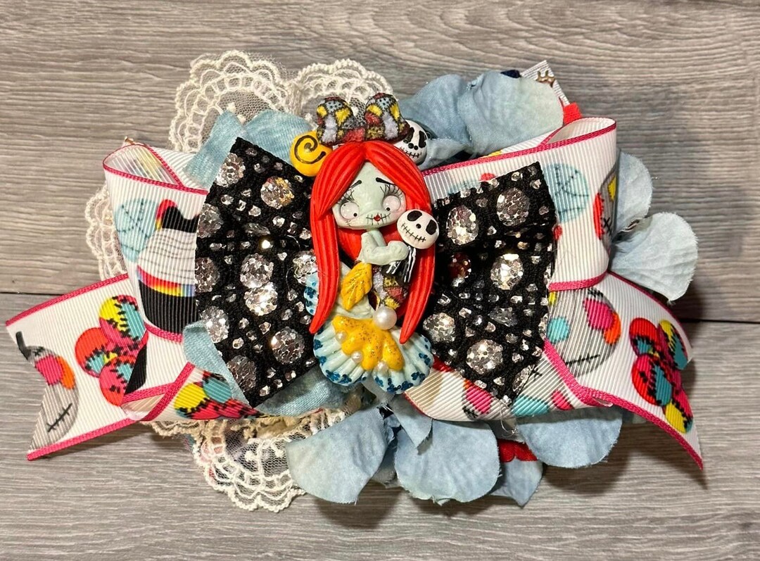 Nightmare Mermaid With Blue Flowers Sparkly Character Layered Birthday ...