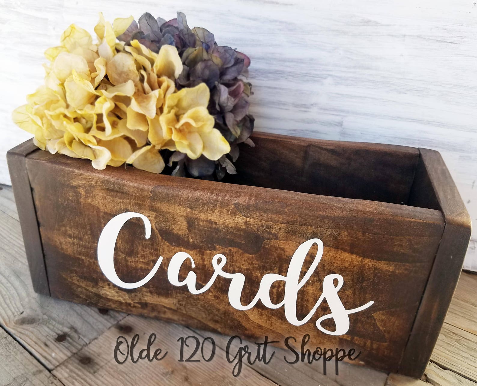 Wedding Card Box Wedding Card Holder Custom Wedding Card - Etsy