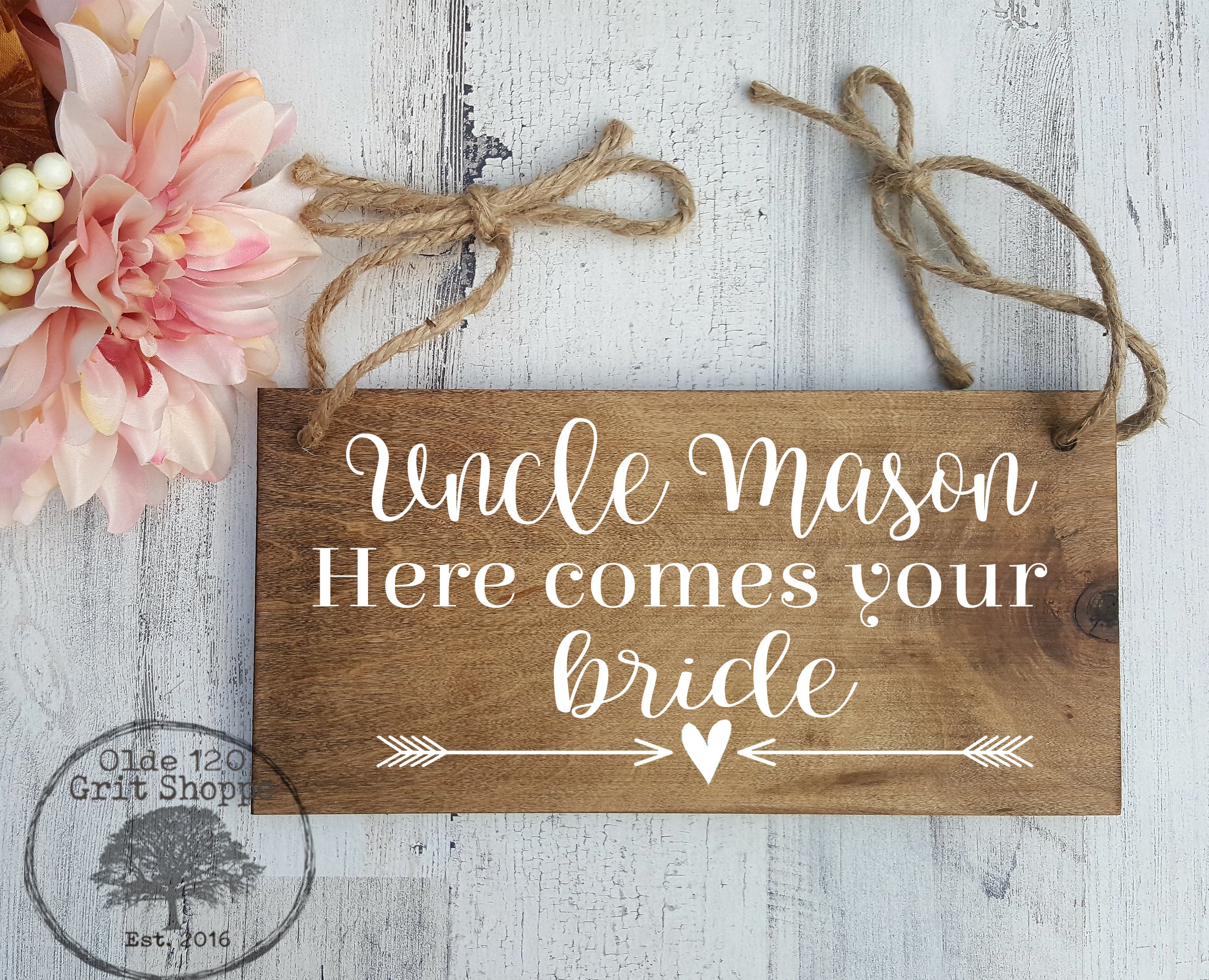 Ring Bearer Sign Sign for Wedding Ceremony Sign Uncle - Etsy