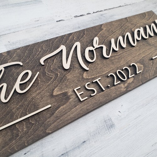 Custom Wooden Sign Personalized Wedding Gift Wedding - Etsy
