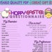 PRINTABLE PDF - Hoppy Easter Questionnaire (gift Exchange, Gift Ideas ...