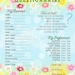 PRINTABLE PDF - Sweet Spring Questionnaire (gift Exchange, Gift Ideas ...