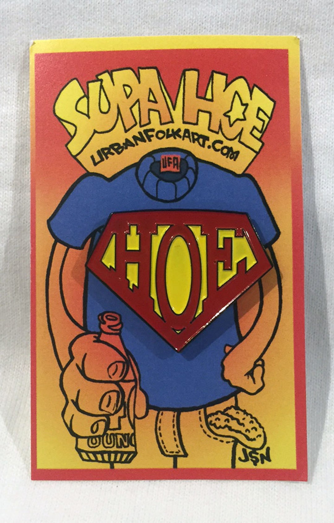 Supa Hoe Enamel Pin - Etsy