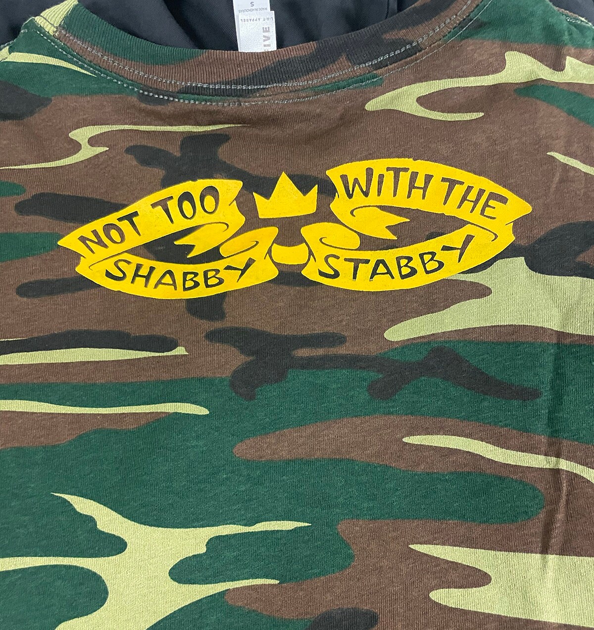 Brooklyn Tattoo Script Camo Shirt - Etsy