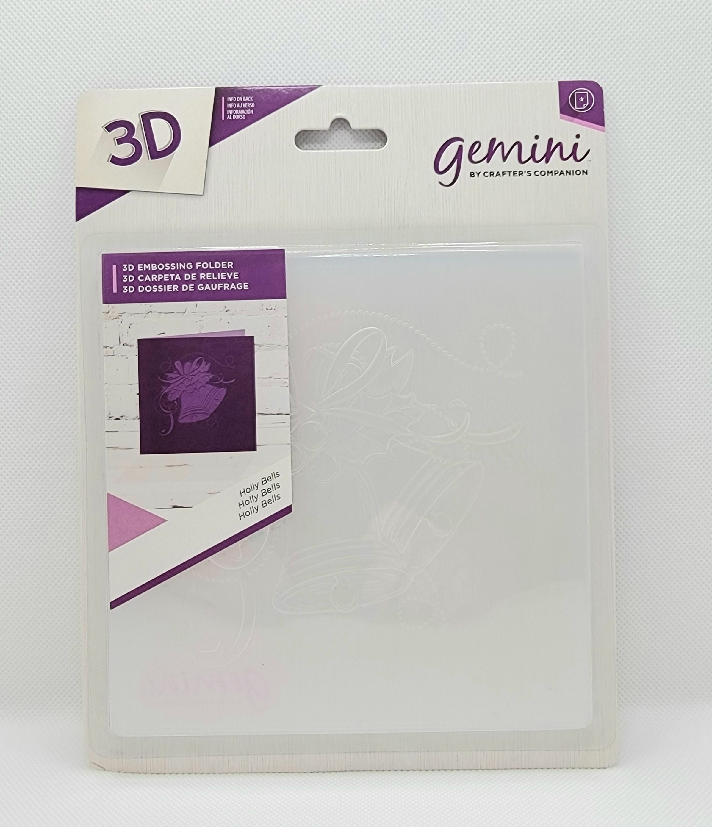 3-pc 3D Embossing Folder Set From Gemini by Crafter's Companion ...
